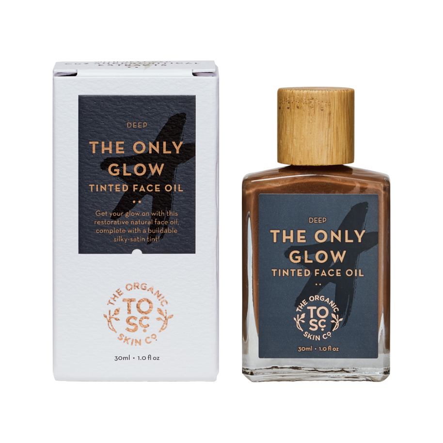 The Organic Skin Co Org Tinted Face Oil Only Glow Deep 30ml — Health Freek