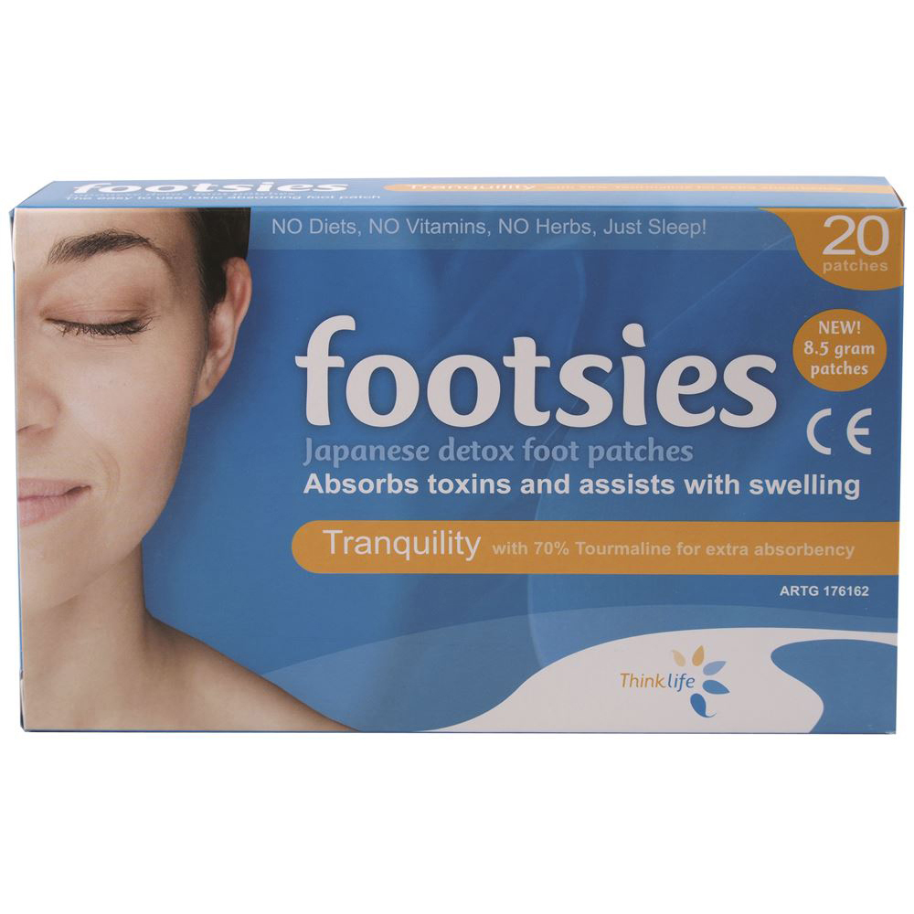 Thinklife Footsies Foot Patch Tranquility Patches X 20 Pack — Health Freek