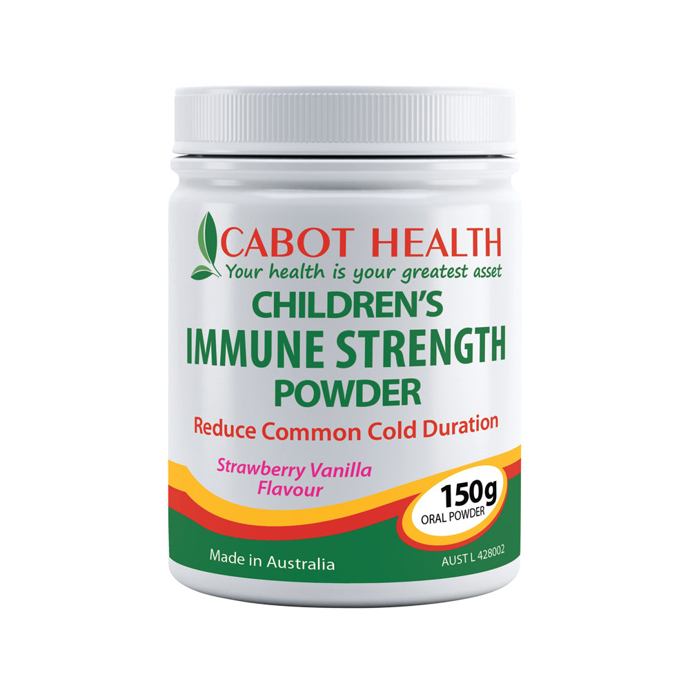 Cabot Health Children's Immune Strength Powder Straw/van 150g — Health ...