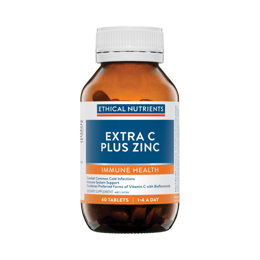 Ethical Nutrients Extra C Plus Zinc 60t — Health Freek