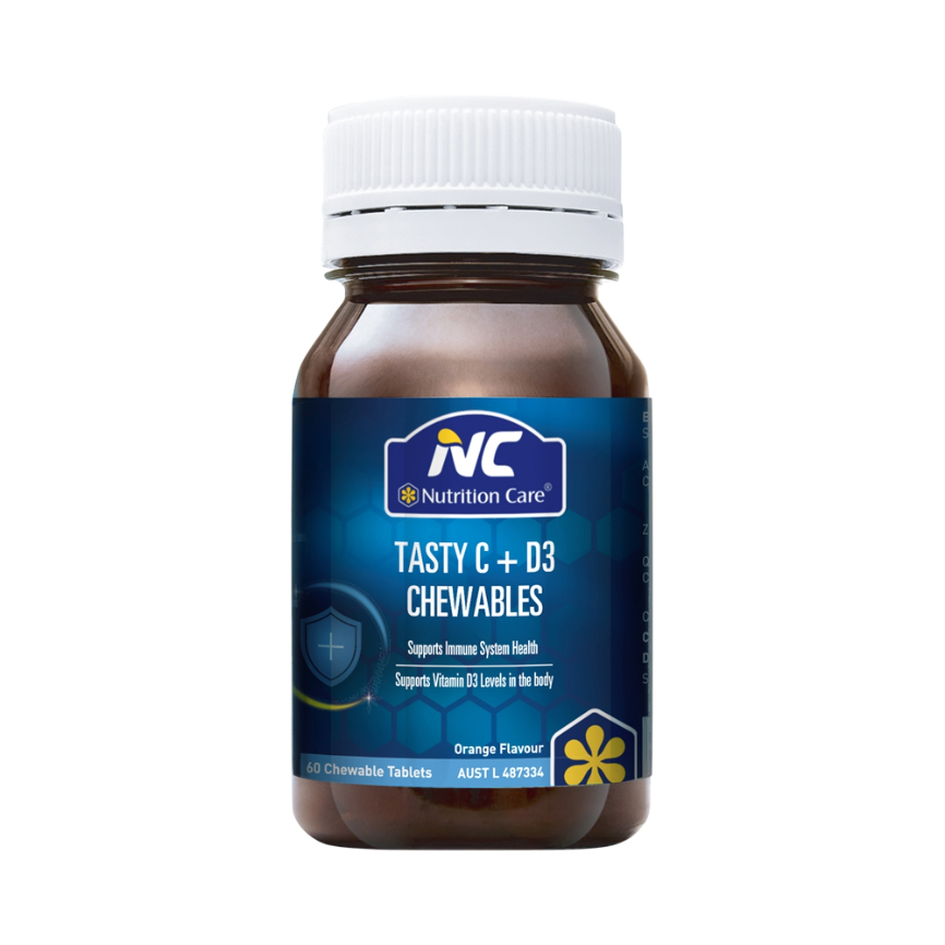 Nc By Nutrition Care Tasty C D3 Chewables Orange 60t — Health Freek