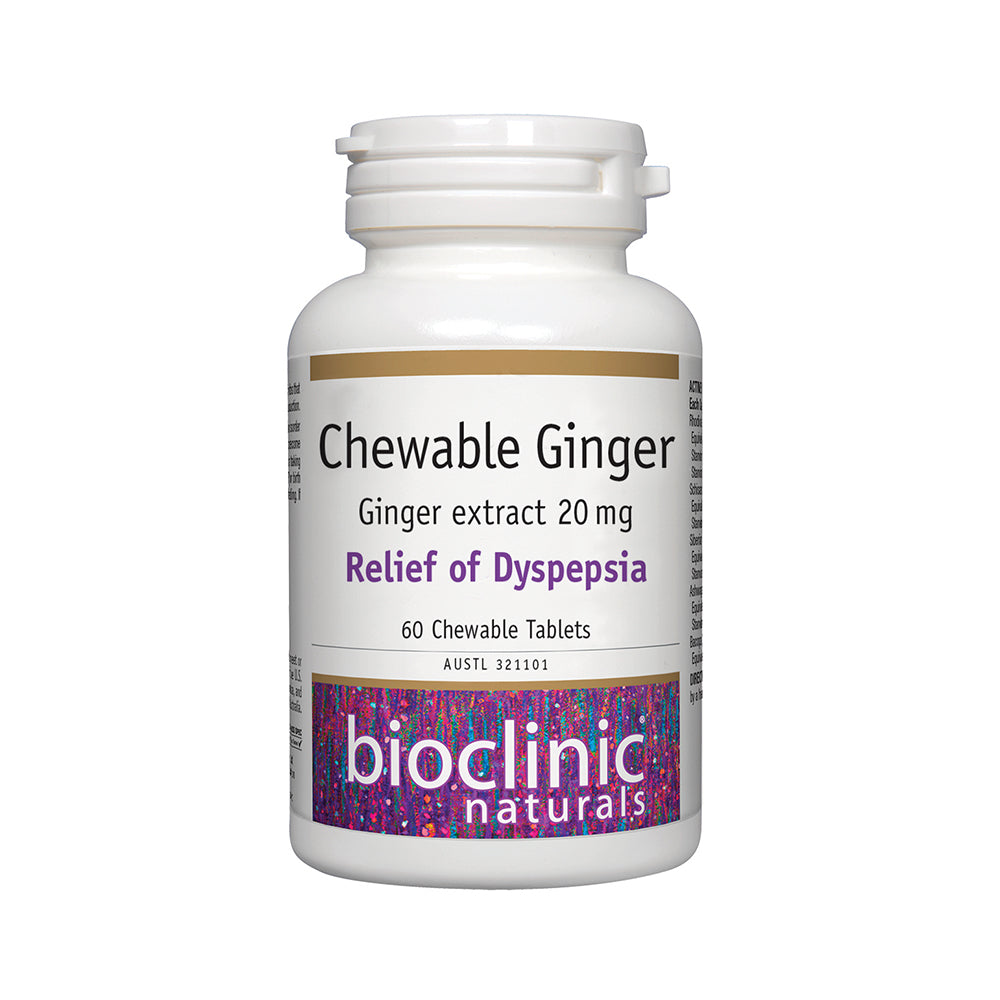 Bioclinic Naturals Chewable Ginger 60t — Health Freek