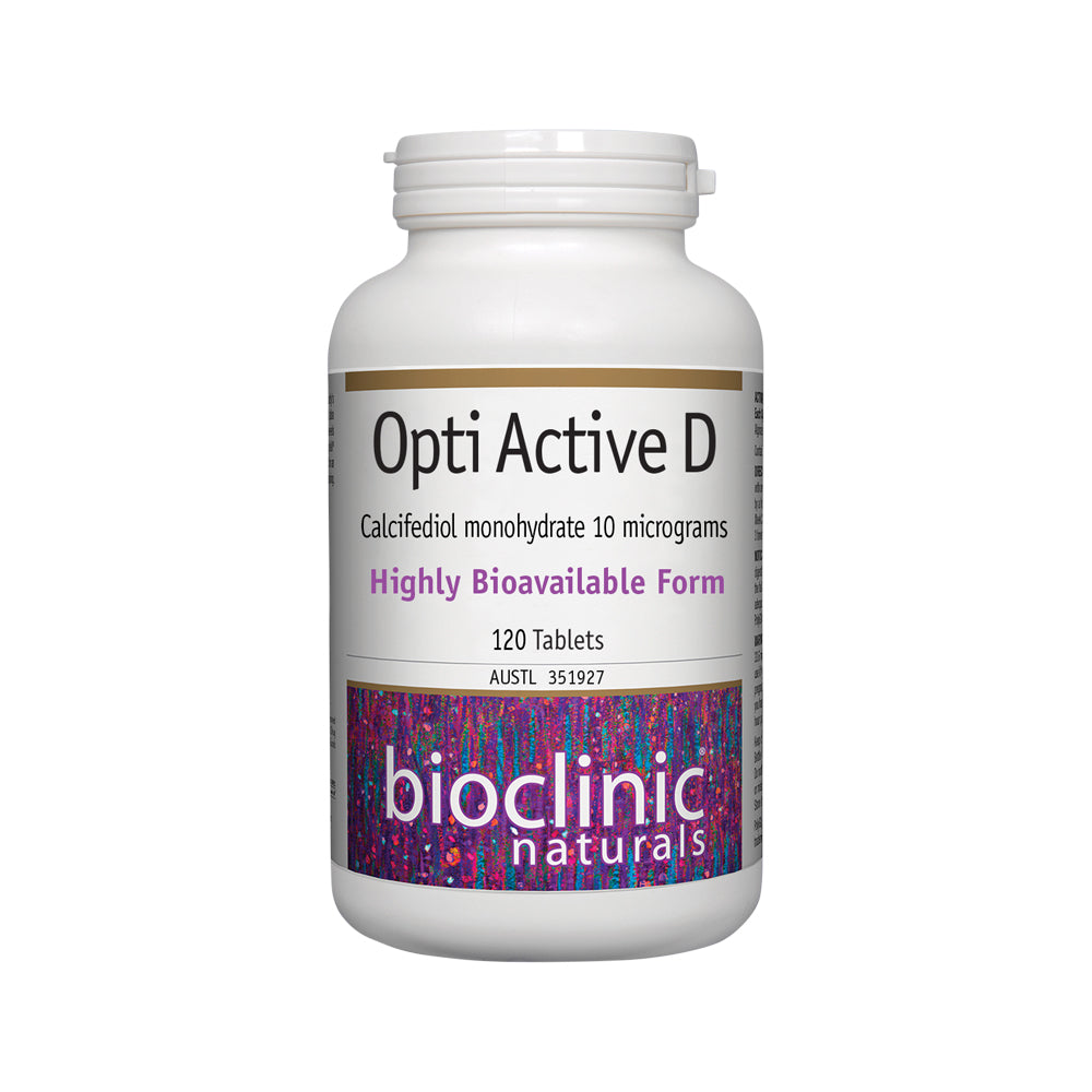 Bioclinic Naturals Opti Active D -Tablets- 120t — Health Freek