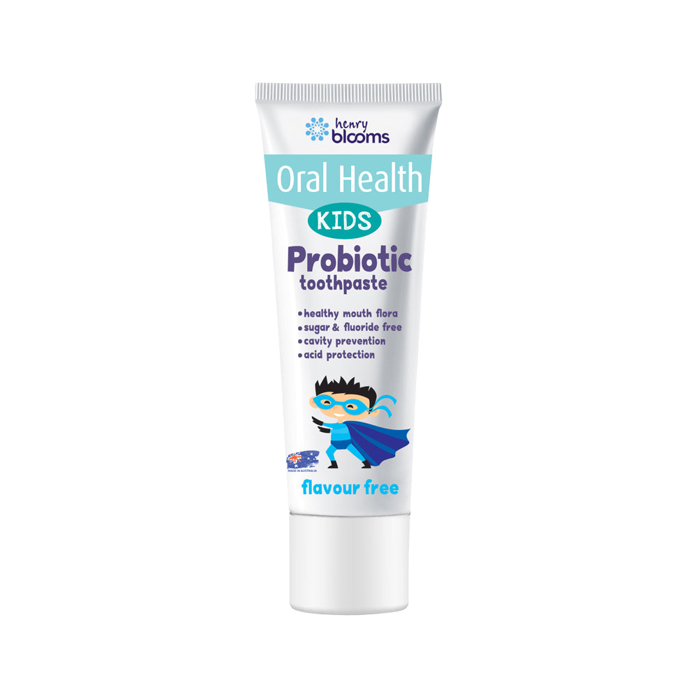 H.blooms Oral Health Probiotic Toothpaste Kids Flav Free 50g — Health Freek