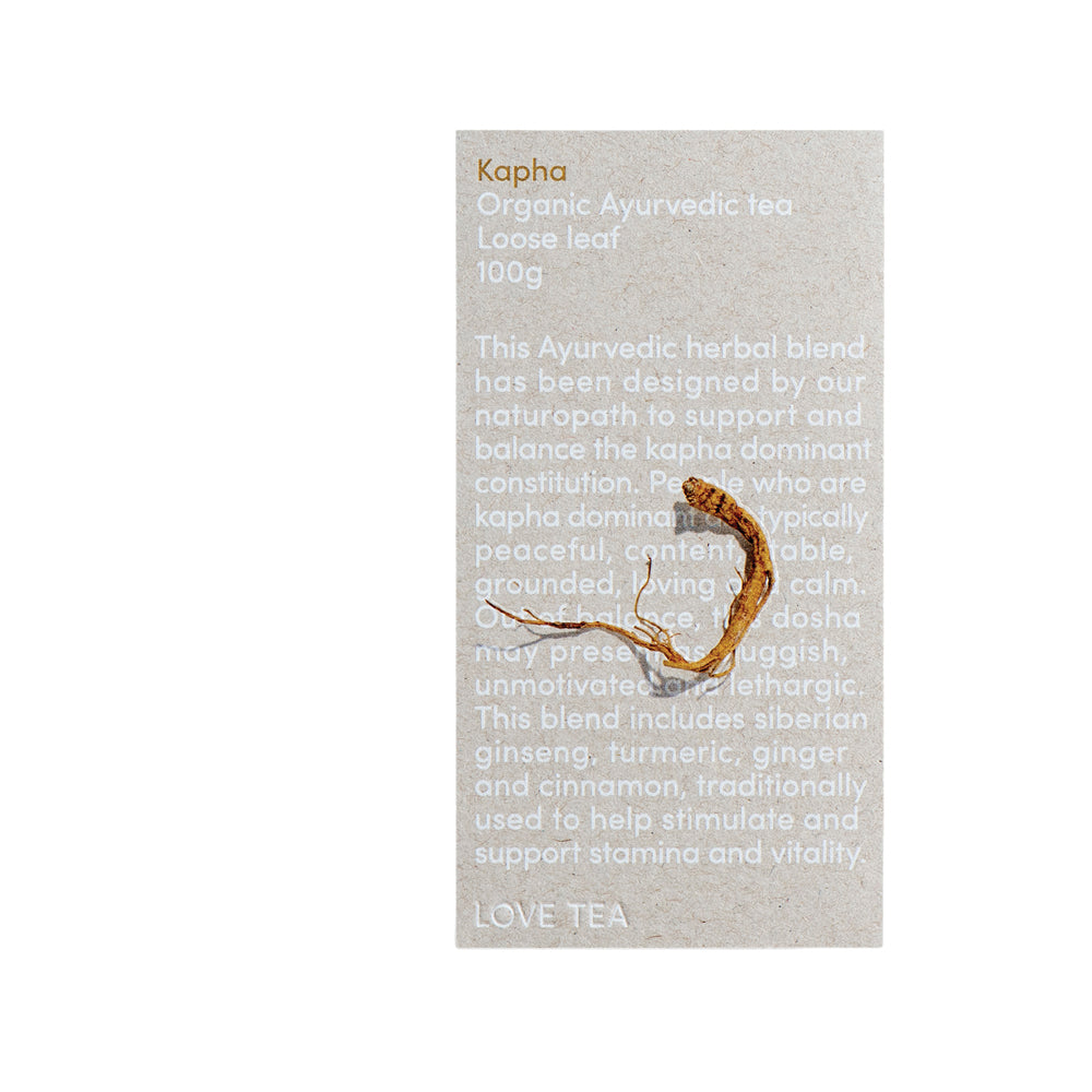Love Tea Organic Ayurvedic Tea Kapha Loose Leaf 100g — Health Freek