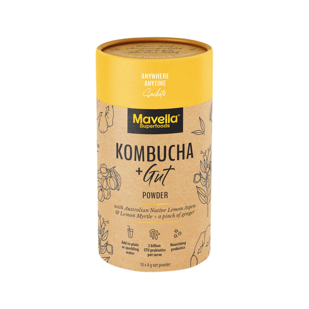 Mavella Superfoods Kombucha Plus Gut Pwd Sach 4g X 10 Pack — Health Freek