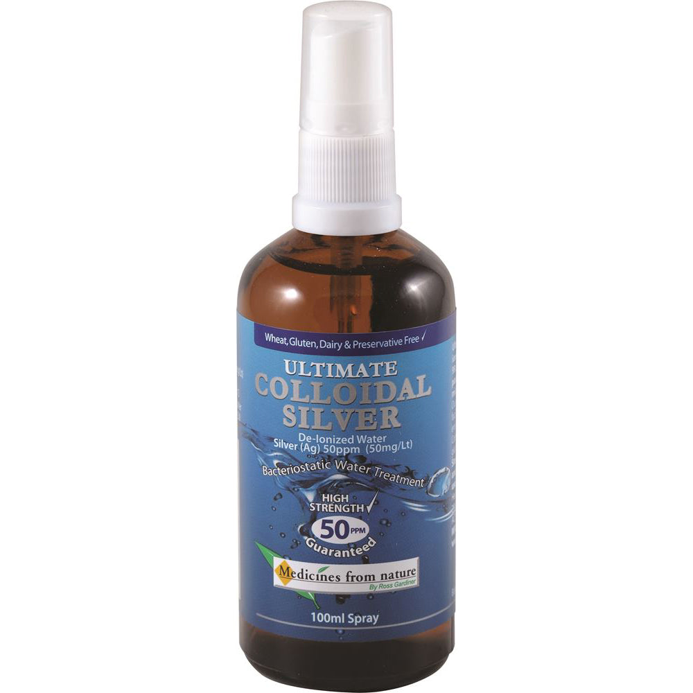 Medicines From Nature Ultim Colloid Silver 50ppm Spr 100ml — Health Freek