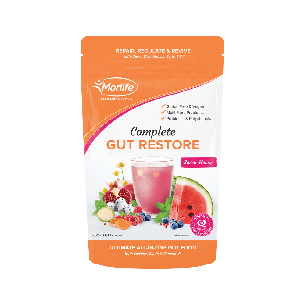 Morlife Complete Gut Restore Berry Melon 200g — Health Freek