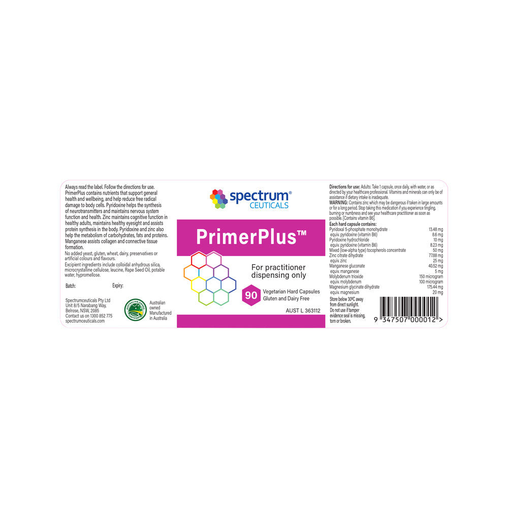 Spectrumceuticals Primerplus 90c — Health Freek